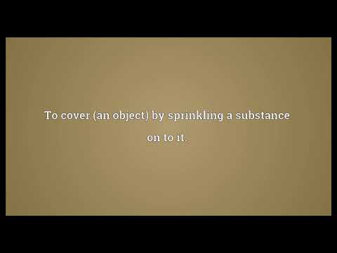 Sprinkle Meaning