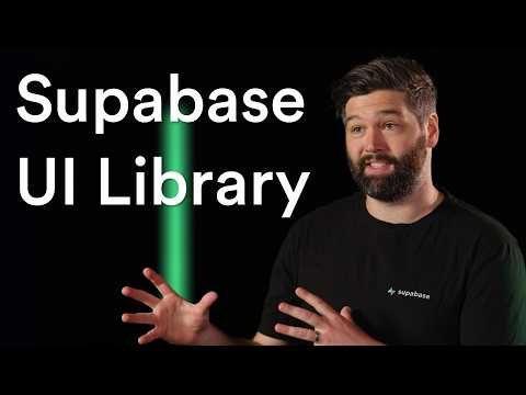 Announcing the Supabase UI Library