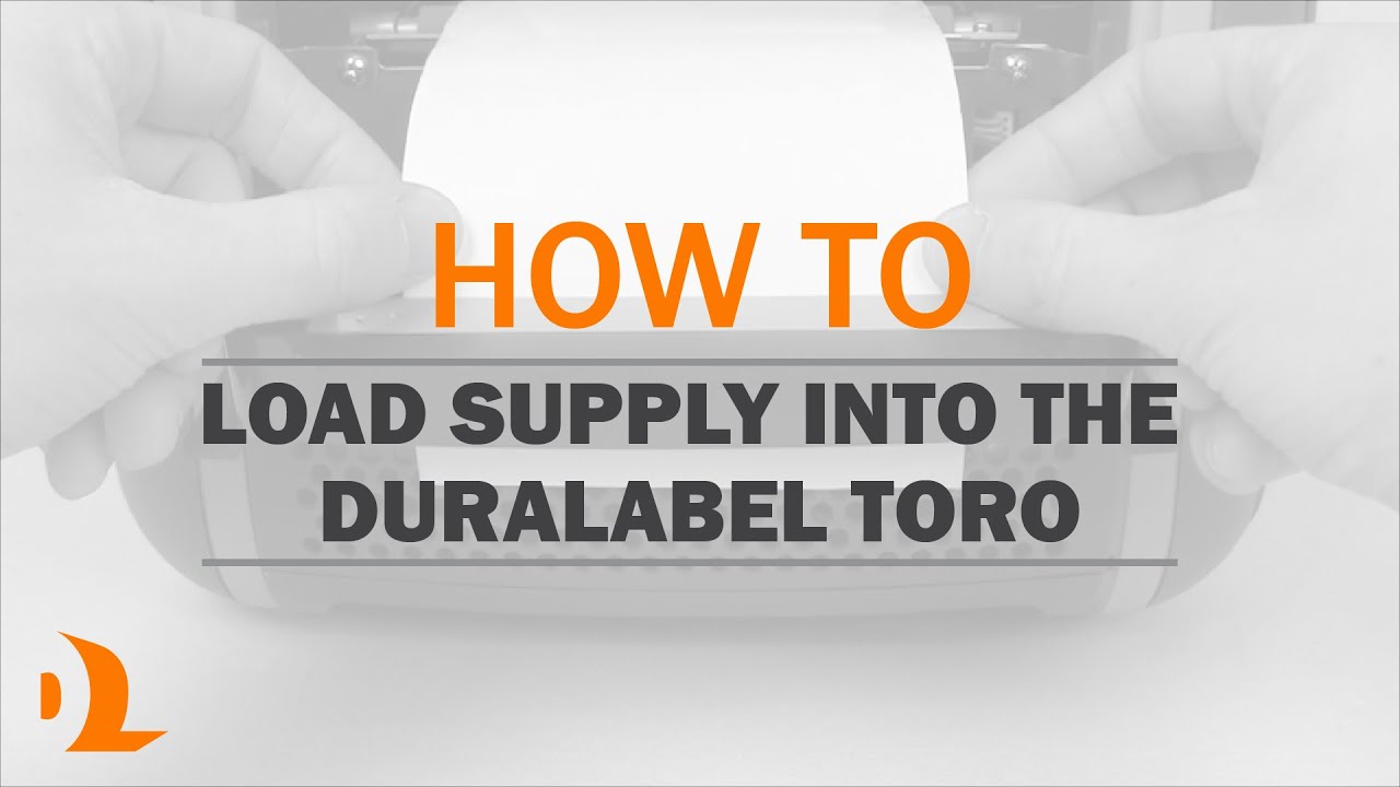 Loading Supply in the DuraLabel Toro