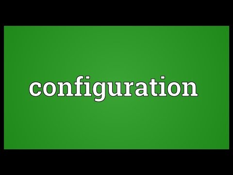 Configuration Meaning
