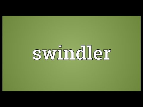 Swindler Meaning
