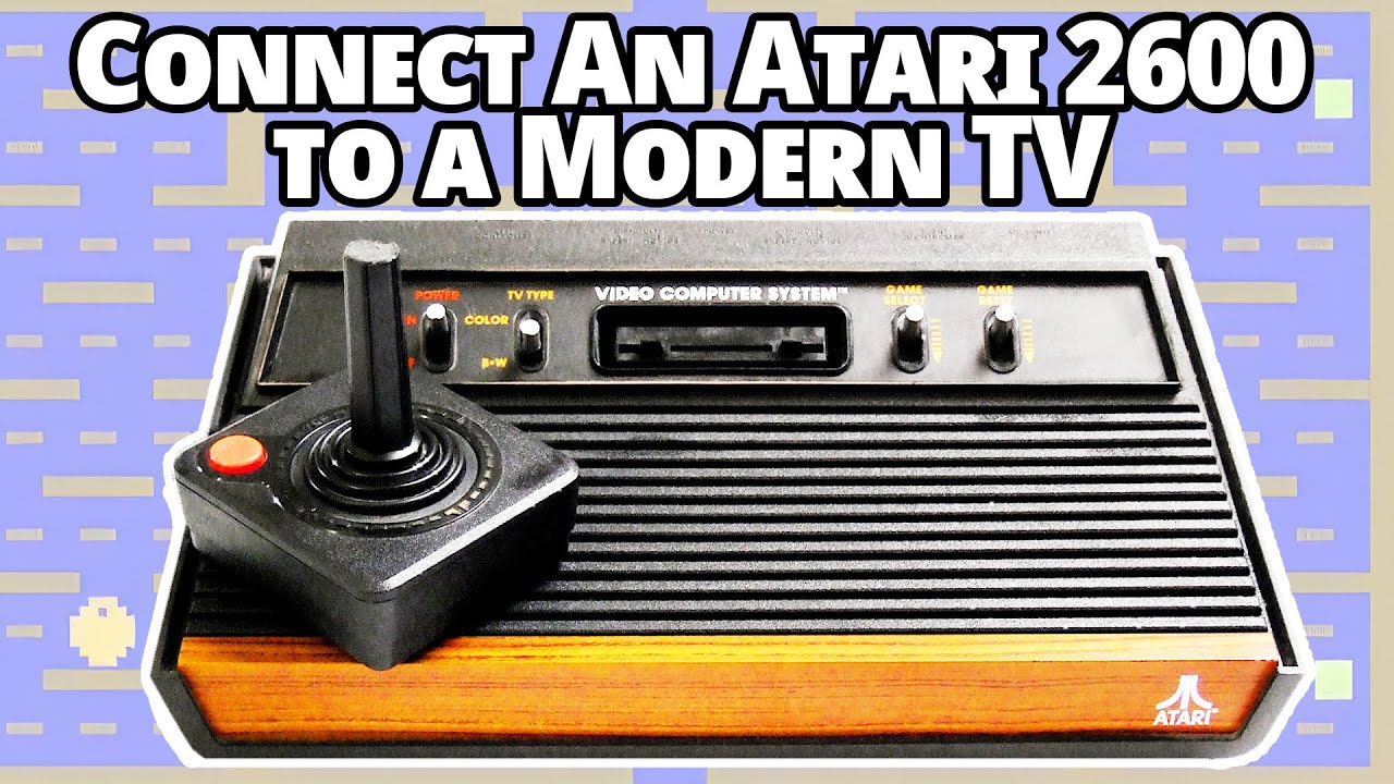Connect an Atari 2600 To Any TV in Seconds - Old, Modern or 4K Television