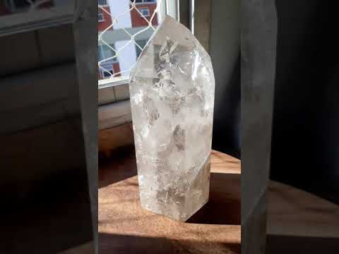 Tall Big Quartz Crystal 8 1/2" And 5.4 pounds