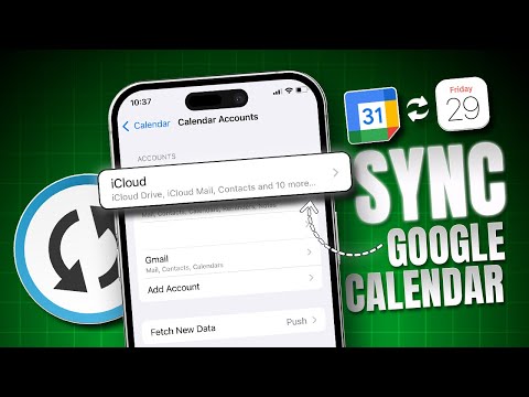 How to Sync Google Calendar with iPhone Calendar | Sync Google & Apple Calendar