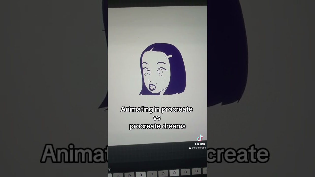 Procreate vs procreate dreams #animation #art #digitalart #procreate #procreatedreams