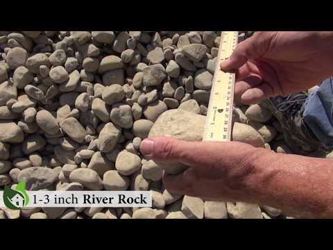 1 - 3 inch Decorative River Rock