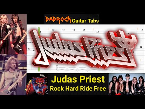 Rock Hard Ride Free - Judas Priest - Guitar + Bass TABS Lesson
