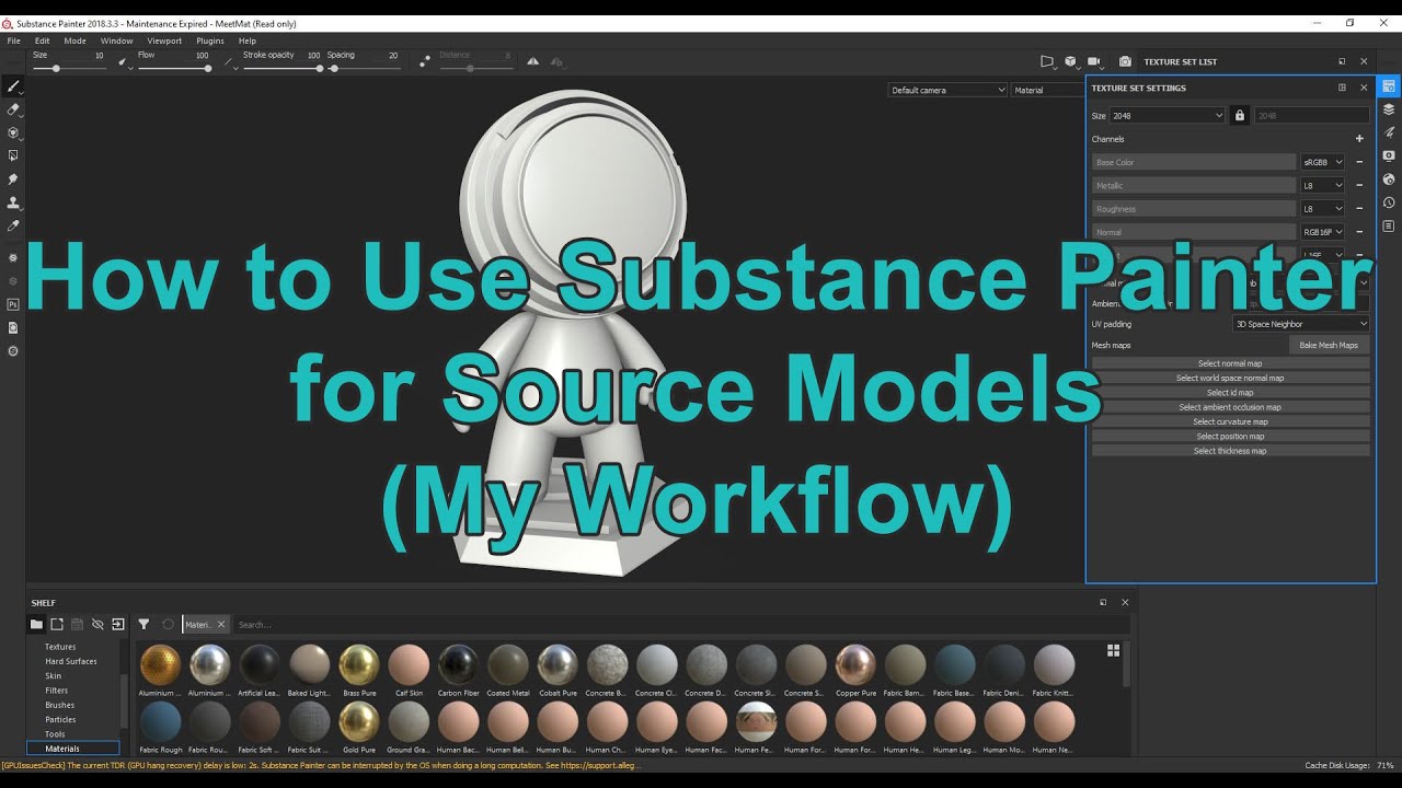 Using Substance Painter for Source Models (My Workflow)