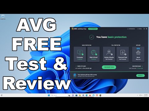 AVG FREE Antivirus Test & Review 2023 - Antivirus Security Review - Security Test