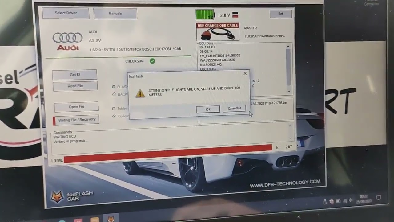 FoxFlash - Write VAG EDC17C64 OBD with checksum