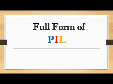 Full Form of PIL || Did You know?
