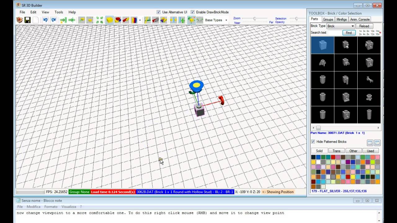 SR 3DBuilder Tutorial 2 (Basic User Interface) 1/2