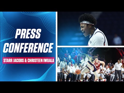 PRESSER: Starr Jacobs & Christeen Iwuala (Oklahoma Postgame)