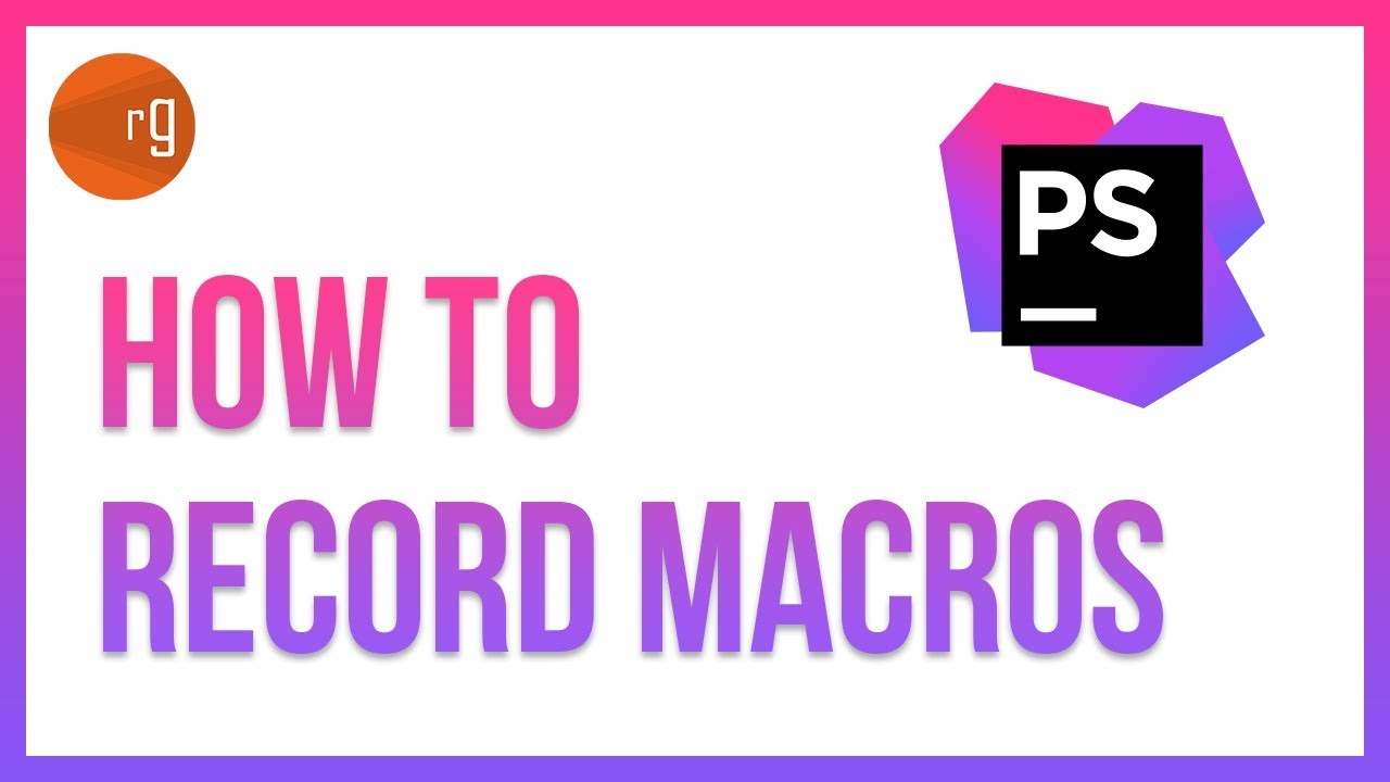 3min Quick Tip - How to record macros PhpStorm Tutorial