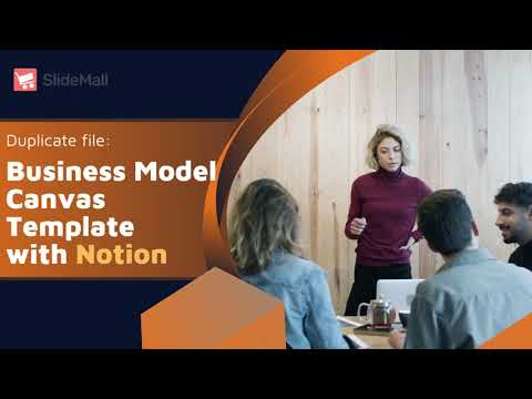 [New] Business Model Canvas Template with Notion
