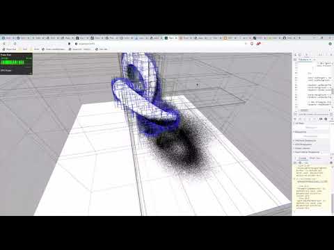 Realtime raytraced shadows with Three.js [experement][BVH visible]