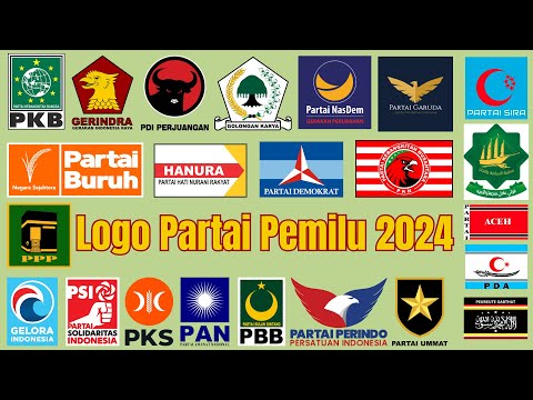 Logo dan Foto Ketua Partai Peserta Pemilu 2024 | Free Download CDR dan PNG File