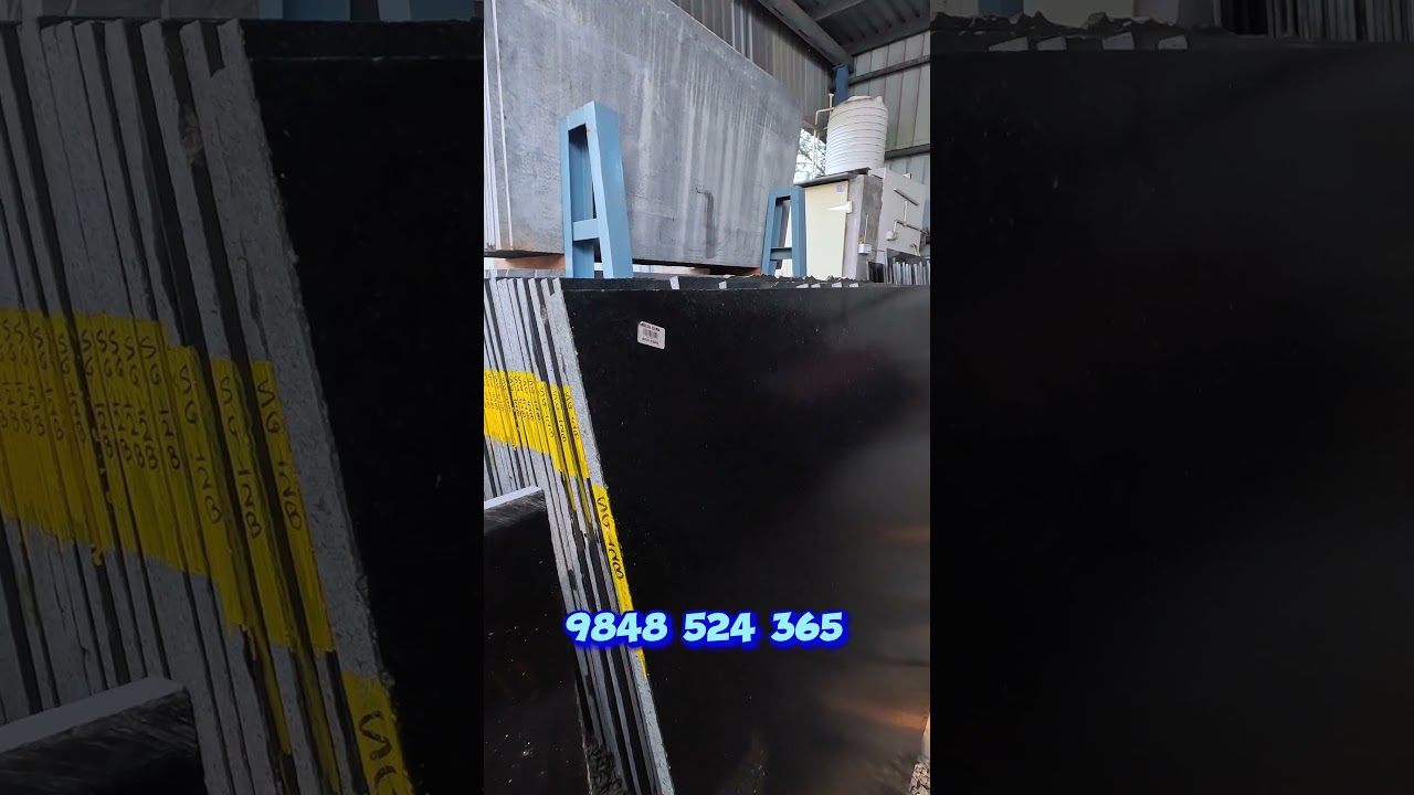 Stunning Black Lapatro Granite: Rare & Beautiful for Your Home & Office 🖤✨🏠💼