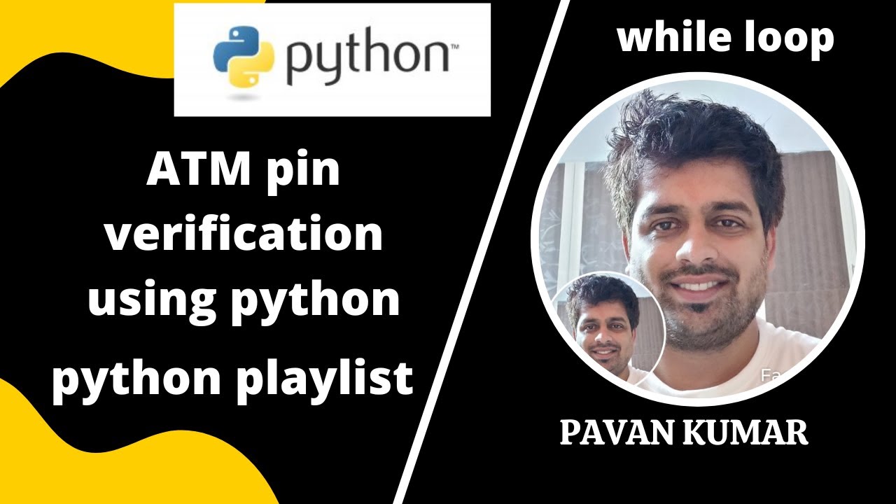 ATM Pin verification using python