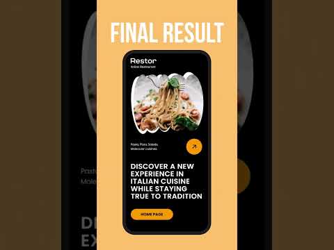Italian Restaurant App UI Design