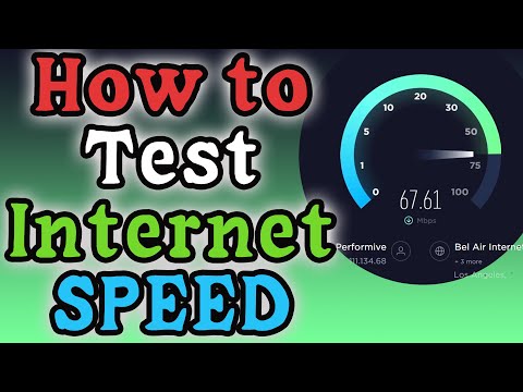 How to Test Your Internet Speed (Speed Test)