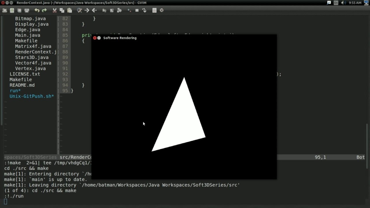 #12 3D Software Rendering Tutorial: Edge Scanning