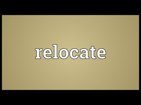Relocate Meaning
