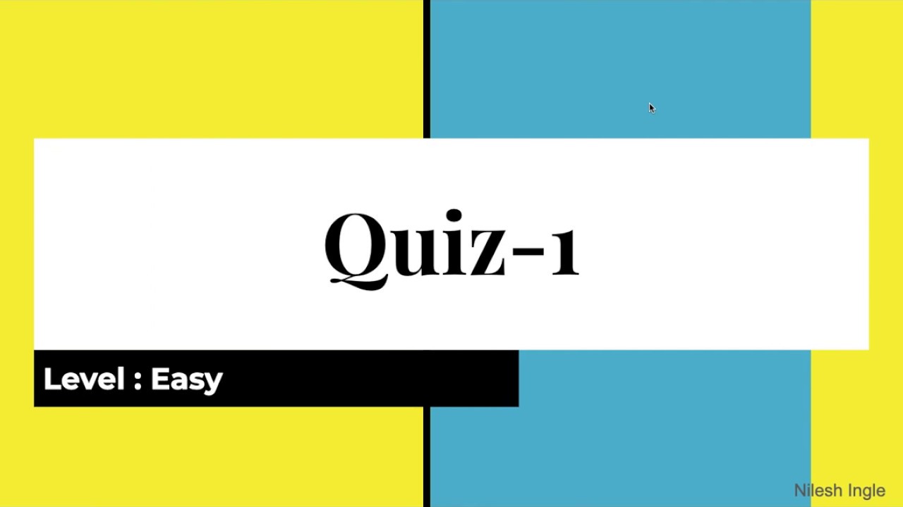 Python quiz - 1: Basics data types and operators