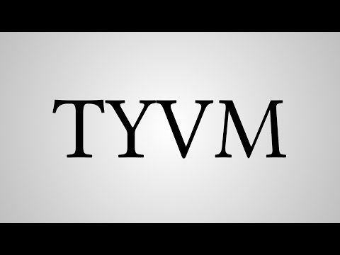 What Does "TYVM" Stand For?