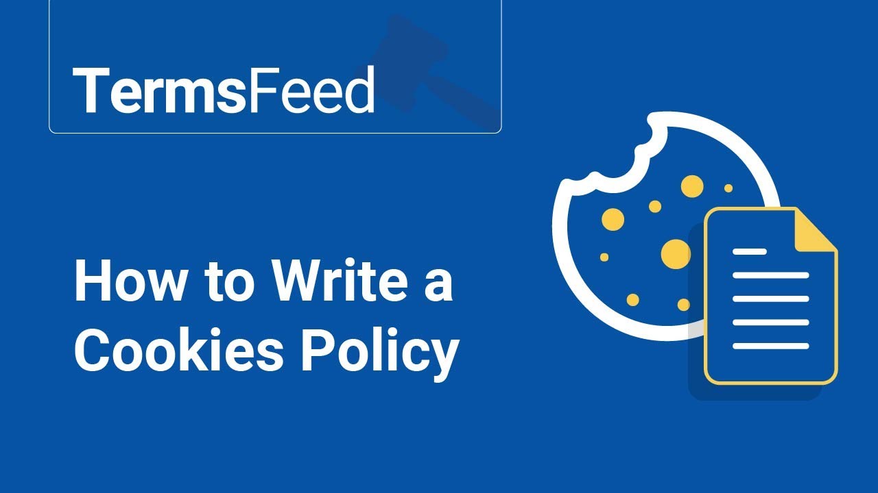How to Write a Cookies Policy