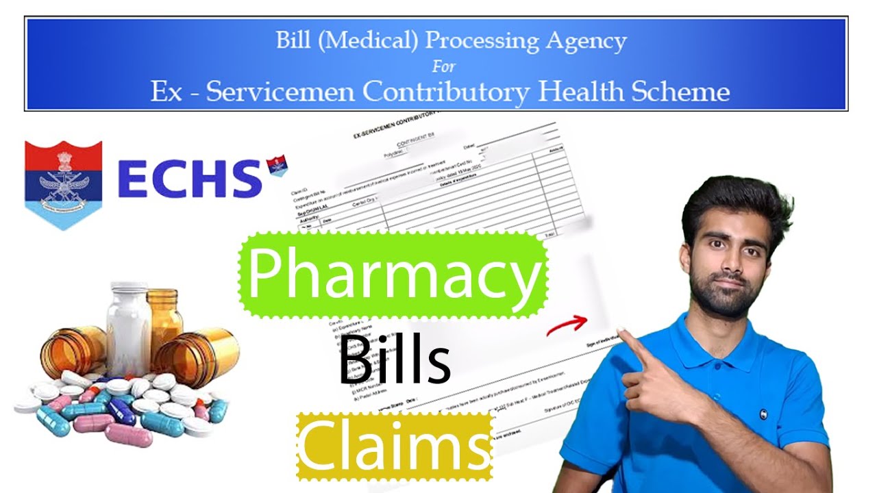 ECHS Medicine Bills Claim Online, Echs Pharmacy Bill Claim, Claim Echs Bills, Echs BPA Claim | Raman