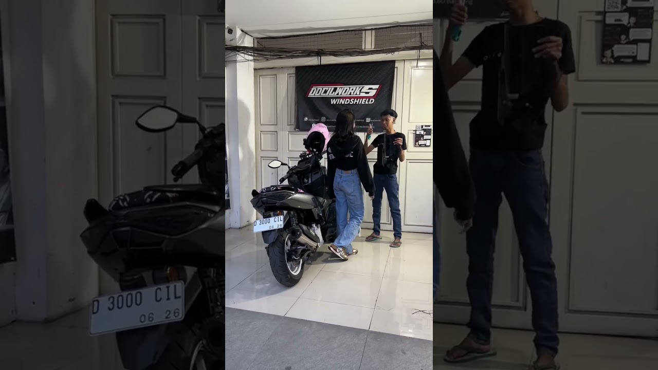 Gileee jadi keren gini ya pake windshield docilworks😎 #docilworks #windshieldnmax