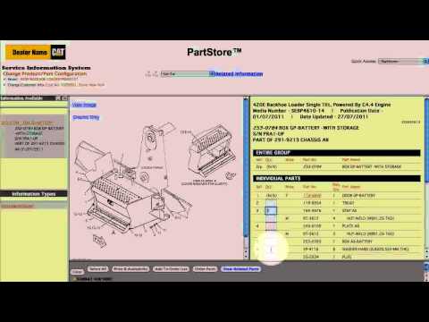 How to find your part number in SIS