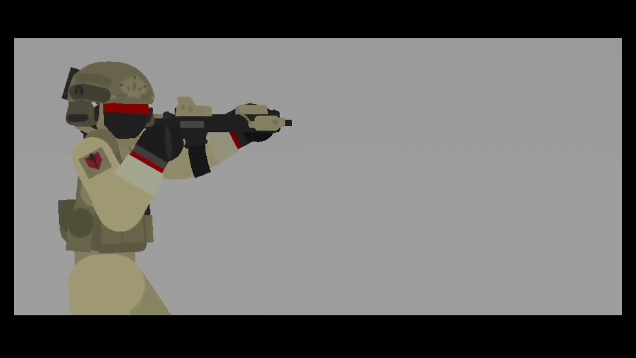 MK18 Mod 0 Showcase #sticknodes #animation