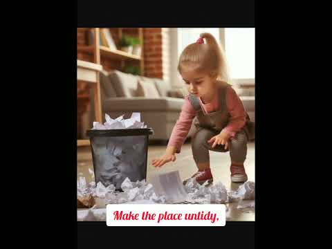 Bits Of Paper Laying On The Floor Rhyme | English Rhyme For Kids
