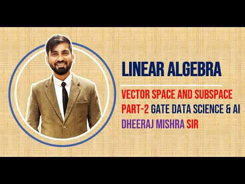 Vector Space And Subspace Video Lecture Crash Course For Gate Data