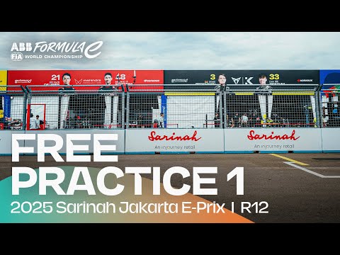 2025 Sarinah Jakarta E-Prix Round 12 | Free Practice 1