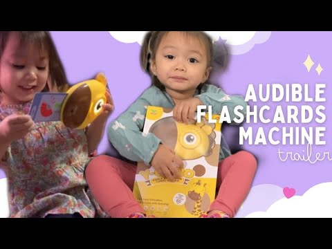 TRAILER | AUDIBLE FLASH CARDS MACHINE FOR TODDLERS