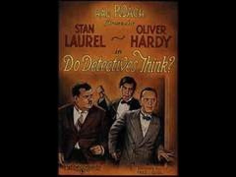 Laurel & Hardy - Do Detectives Think? I Detective Pensano? - 1927 - short silent