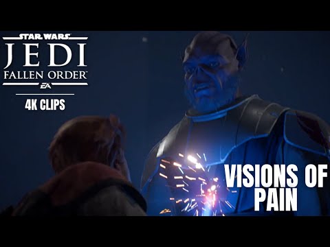Cal Kestis' Order 66 Flashback & Jaro Tapal Vision | Star Wars Jedi Fallen Order 4K Clips