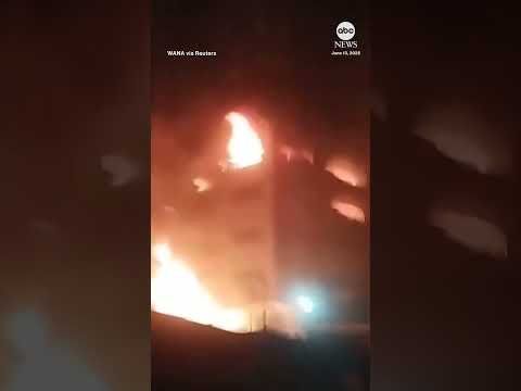 Footage shows Tehran after Israel launches 'preemptive strike' against Iran