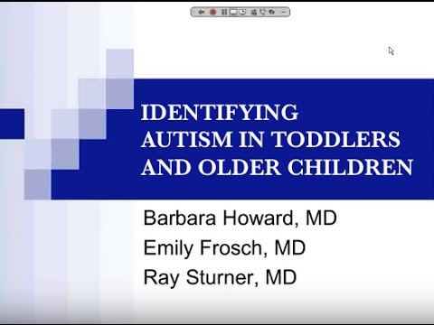 Identifying Autism in Toddlers and Older Children