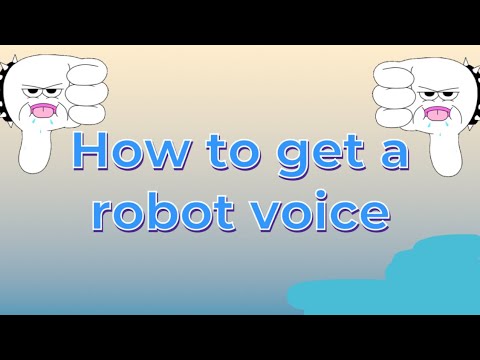 How to get a robot voice #shorts