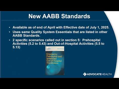 Pre hospital Transfusion - ILABB Spring 2025