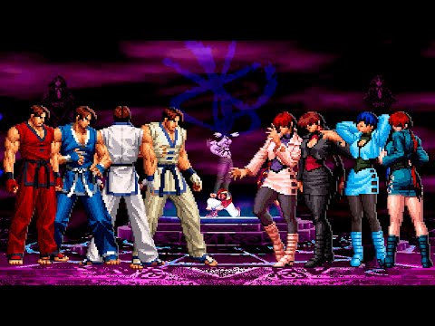 [KOF Mugen] Kim Kaphwan Team vs Shermie Team
