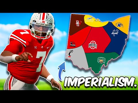 Ohio College Football Imperialism | Last Team Standing in Ohio Wins!! (NCAA Football 23)