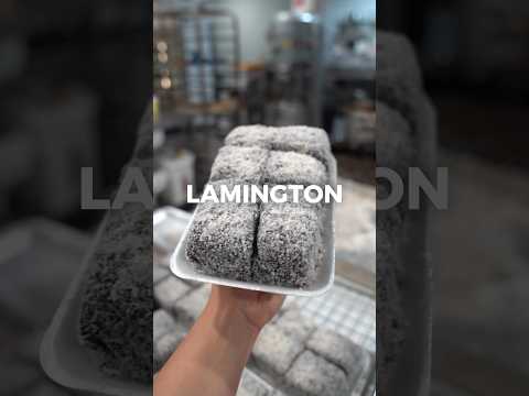 Aussies favourite cake and it’s called a Lamington #aussie #cake #australia #food #dessert #bakery