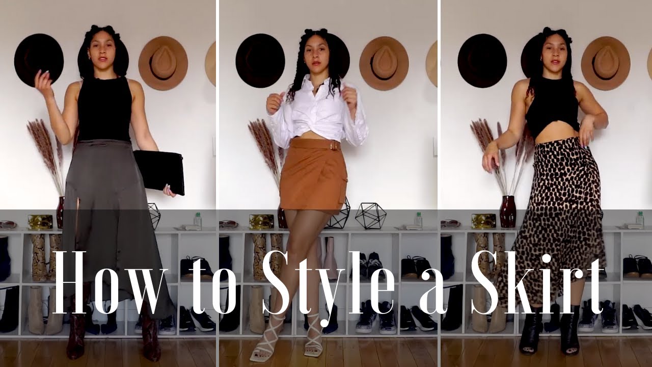 How to Style Skirts for Pear Shaped Women| My Skirt Collection  | Lil Miss JB Style