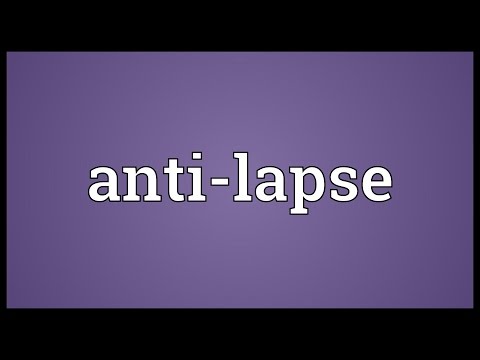 Anti-lapse Meaning