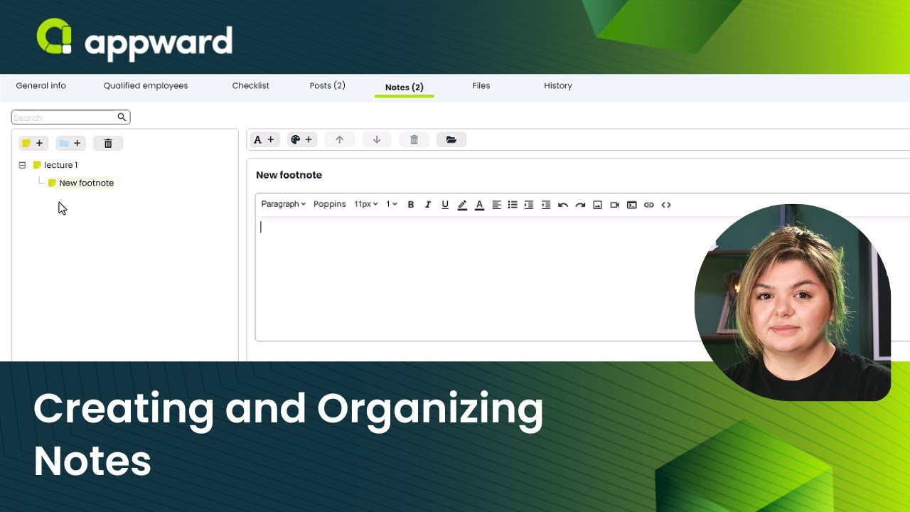 Creating and Organizing Notes
